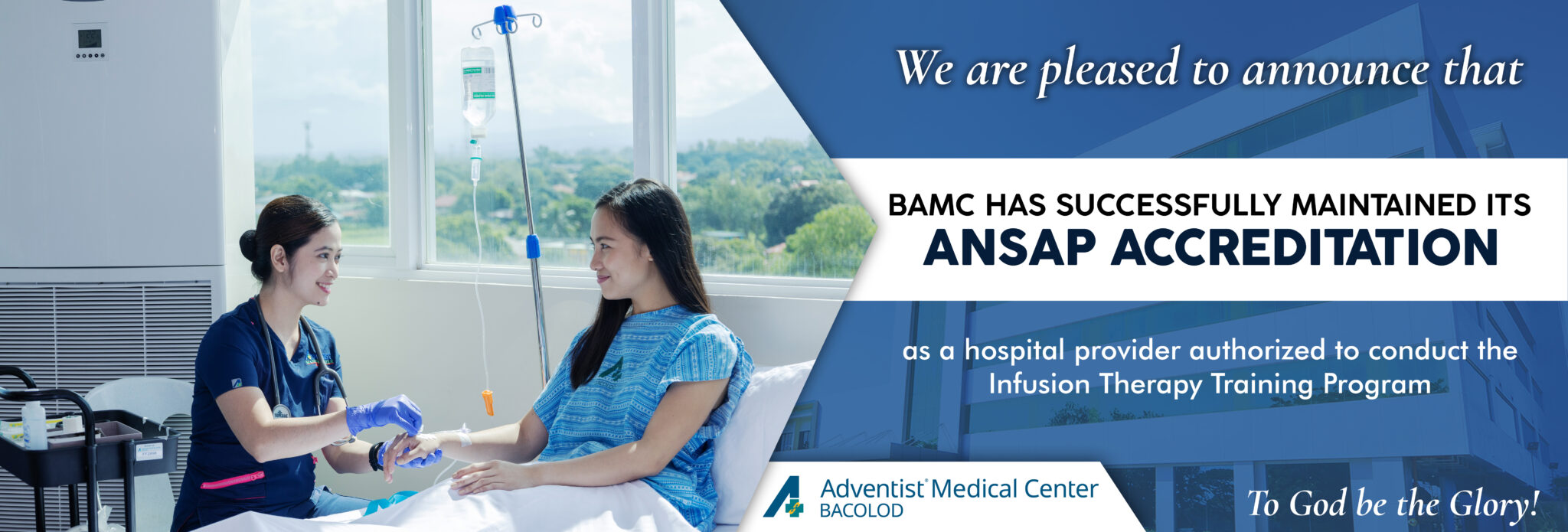 BAMC Maintains ANSAP Accreditation - Adventist Medical Center – Bacolod